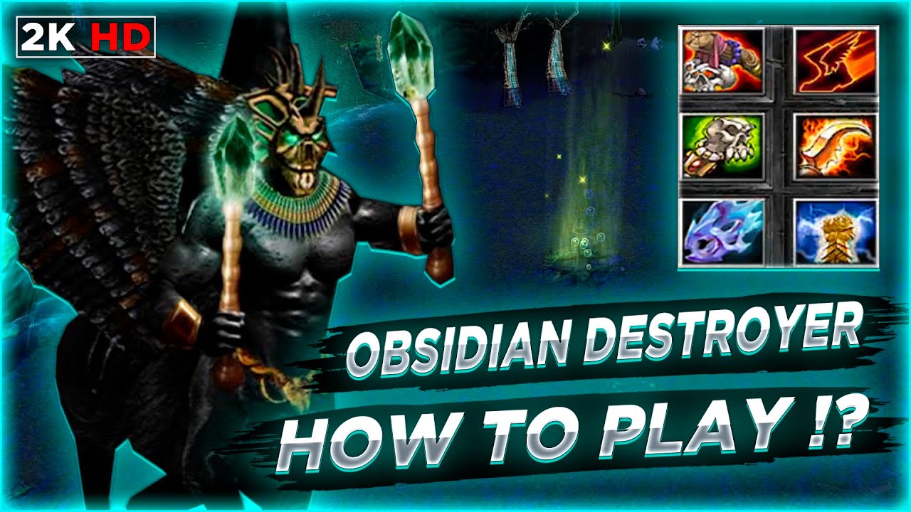 🔥 Dota 1 , Obsidian Destroyer , как играть на Дестроере !? Beyond ...