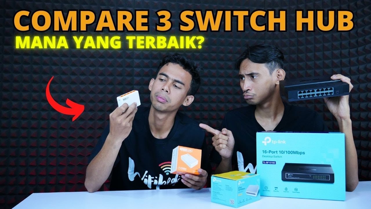 REVIEW 3 SWITCH HUB MURAH - YouTube