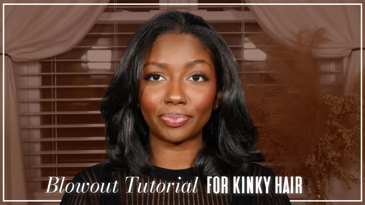 Blowout Tutorial for Kinky Hair Textures | Niara Alexis - YouTube