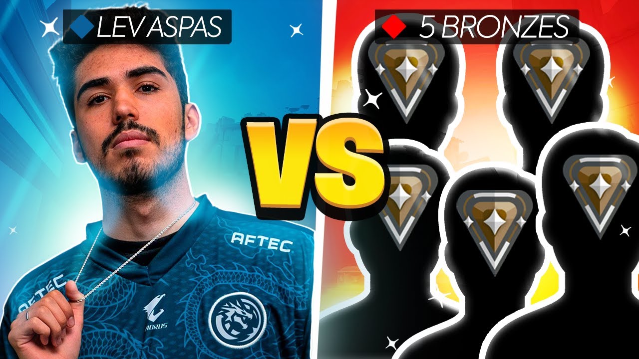 ASPAS vs 5 BRONZES - 1VS5 - YouTube