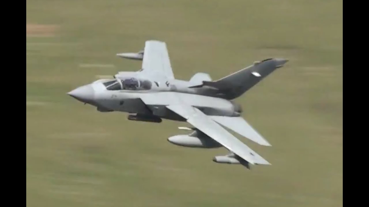 RAF Tornado GR4s Mach Loop Wales - YouTube