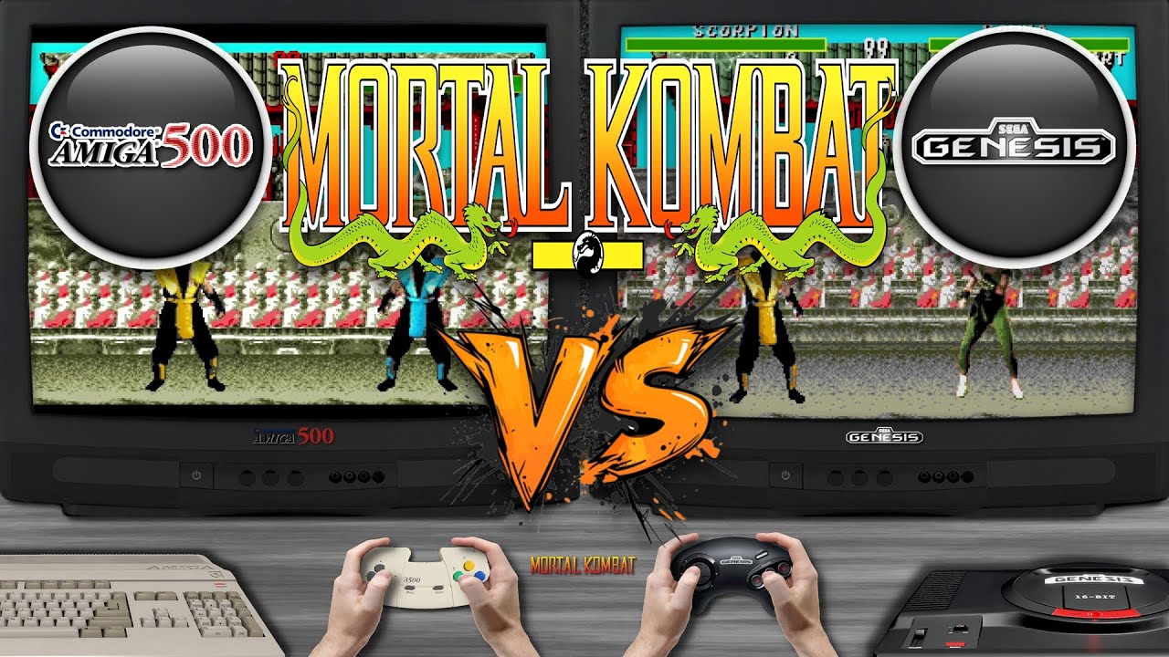 Mortal Kombat 🎮 Amiga 500 vs Sega Genesis | Side-by-Side Comparison ...