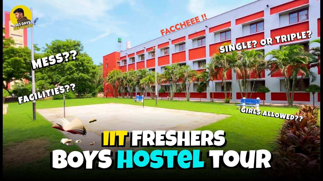 IIT Freshers Boys Hostel Tour ️ | Rajendra Bhawan, IIT Roorkee VIDEO ...