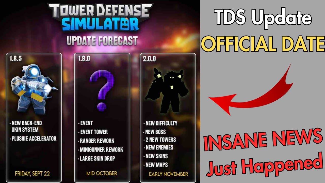 INSANE Information About the TDS Update Just Dropped... | Roblox Tower ...