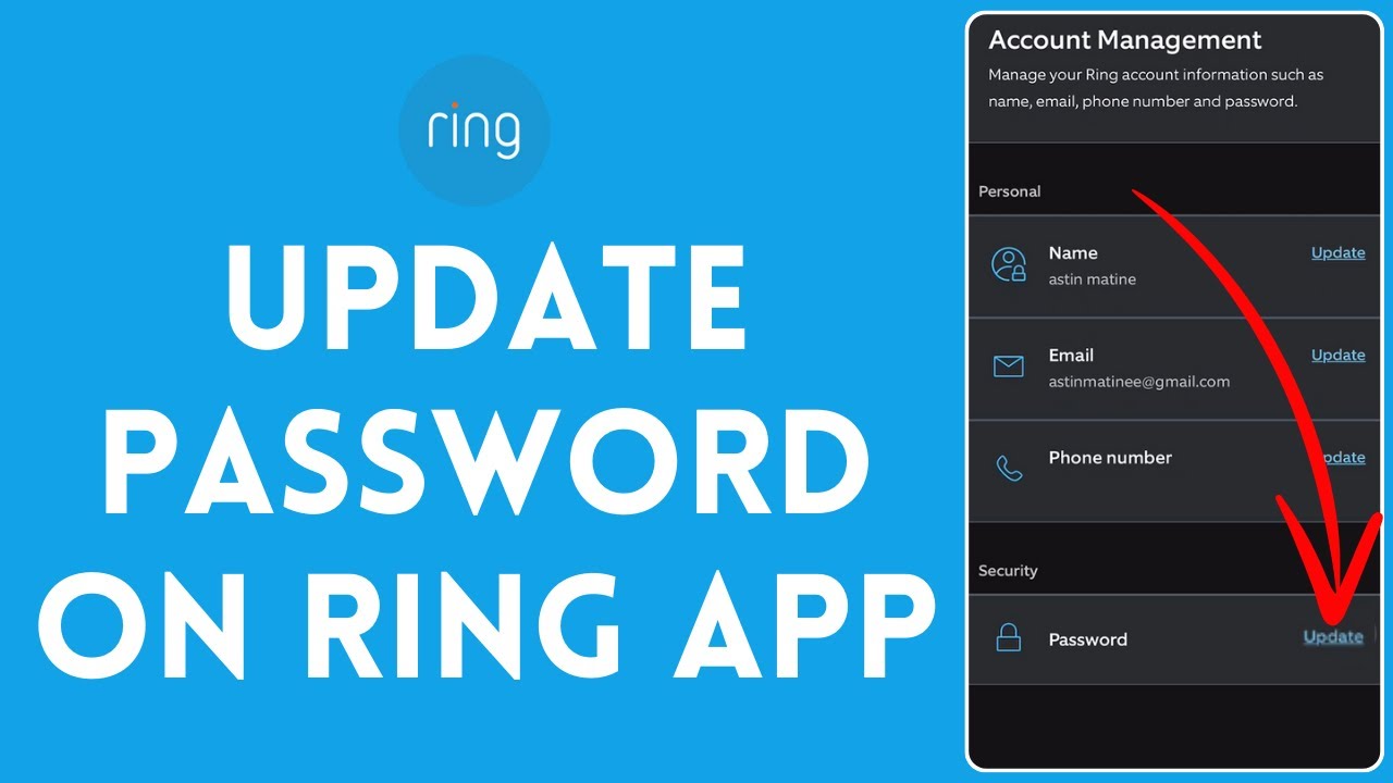 How To Update Password on Ring App 2024 - YouTube