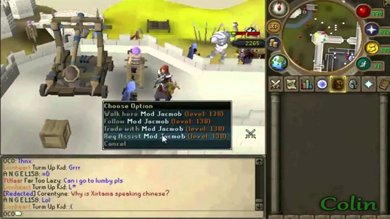 RuneScape Bug Abuse - A Meeting With A Jagex Moderator [2012] - YouTube