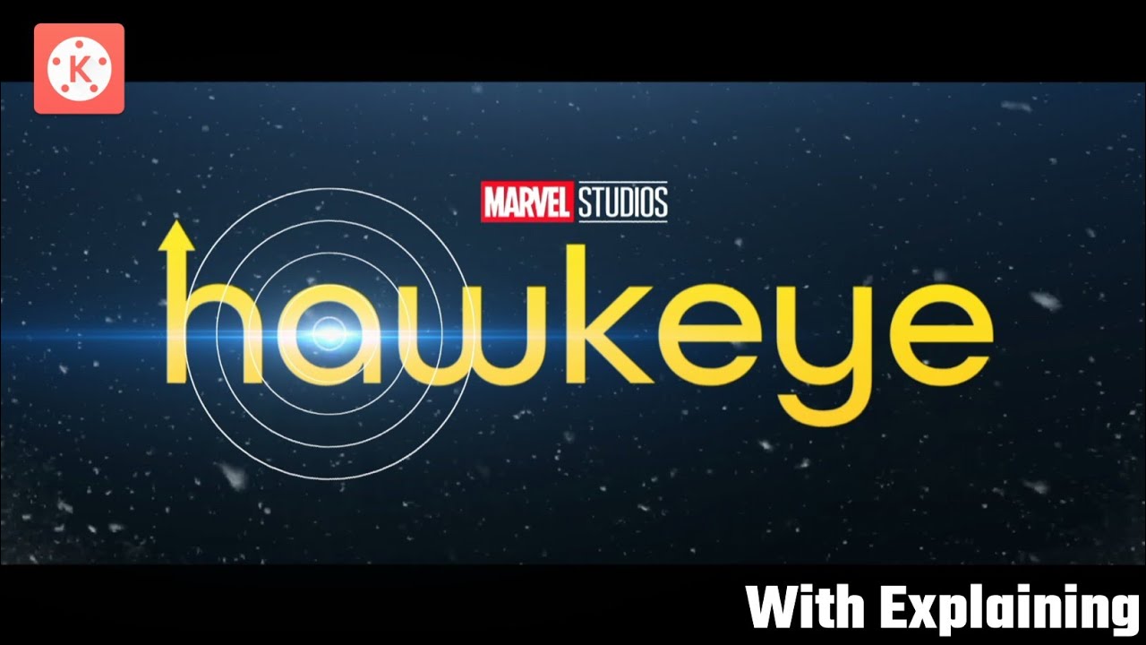 How to make intro like Hawkeye webseries | Hawkeye title card ...
