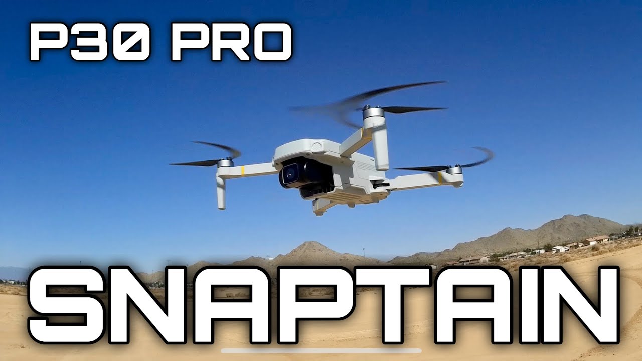 Snaptain P30 Pro Review and Flight Test - YouTube