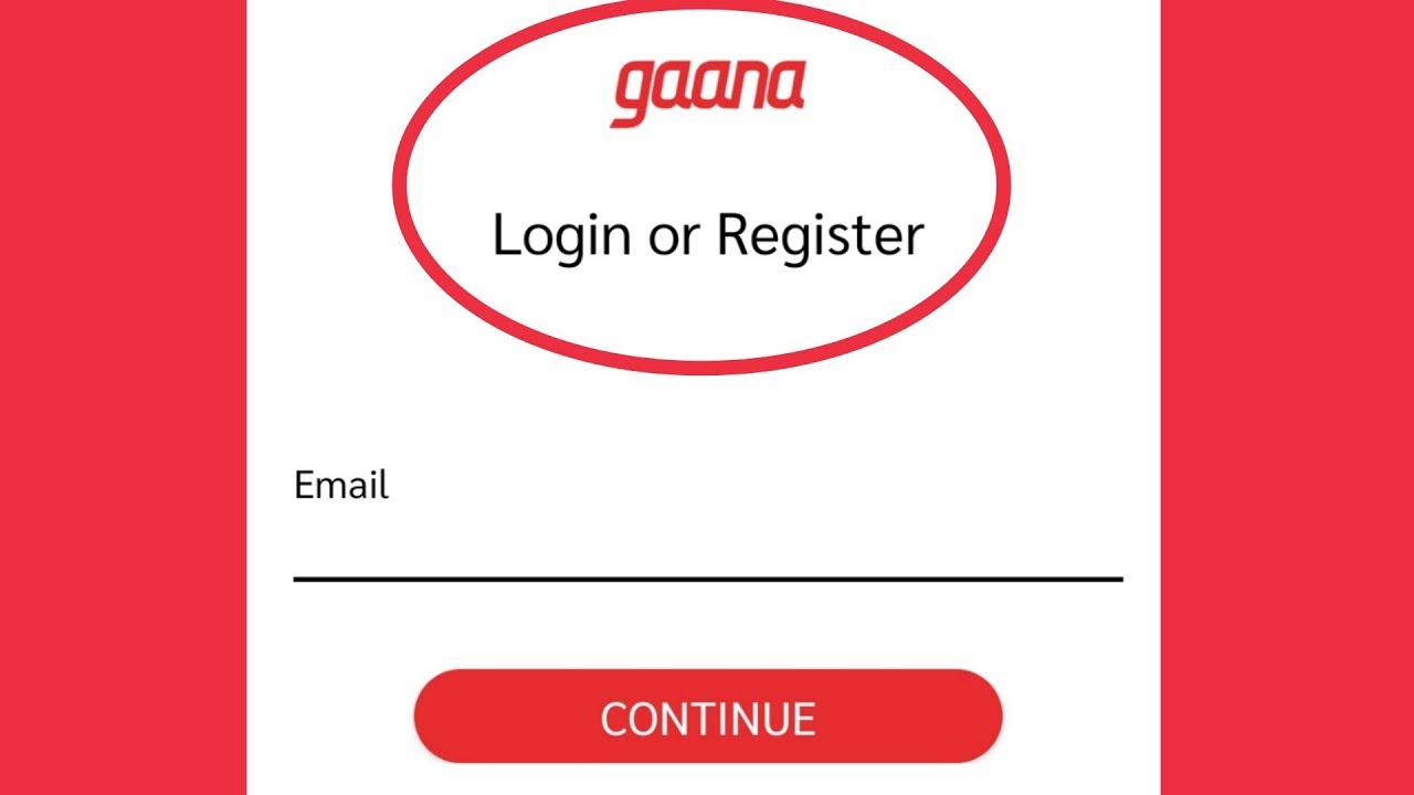 How To Create Gaana App Account - YouTube