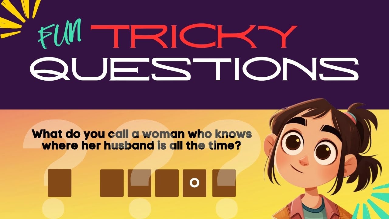 Tricky Quiz Fun: Prepare to Laugh! #riddles #brainteasers #quiz # ...