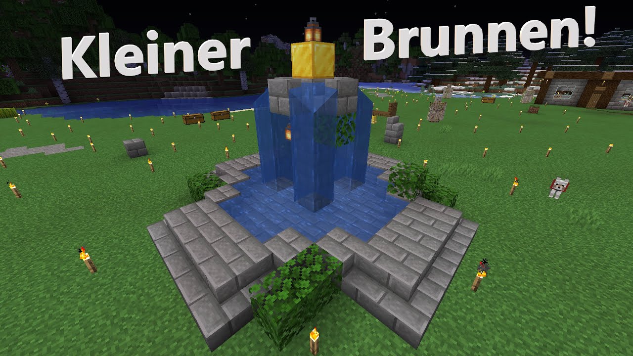 Kleiner Brunnen!! Minecraft 1.16.2 let's play #24 - YouTube