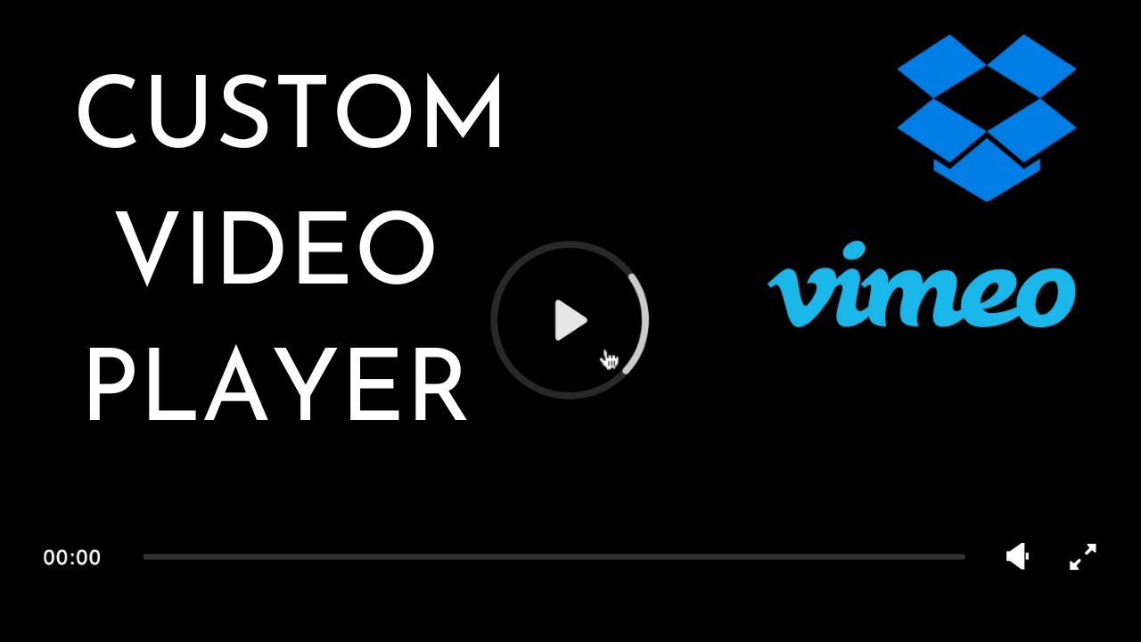 Custom Video Player for Website - Play Vimeo, Dropbox, URL Video in ...