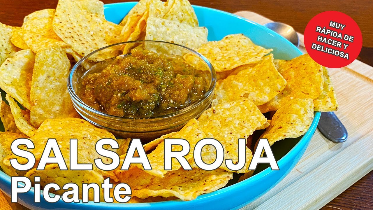 Receta Fácil de Salsa Roja Picante para todo Platillo - YouTube