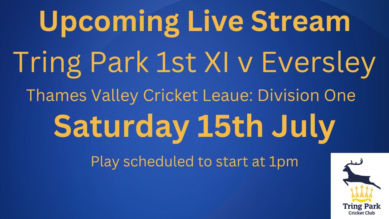 Tring Park CC 1st XI v Eversley - YouTube
