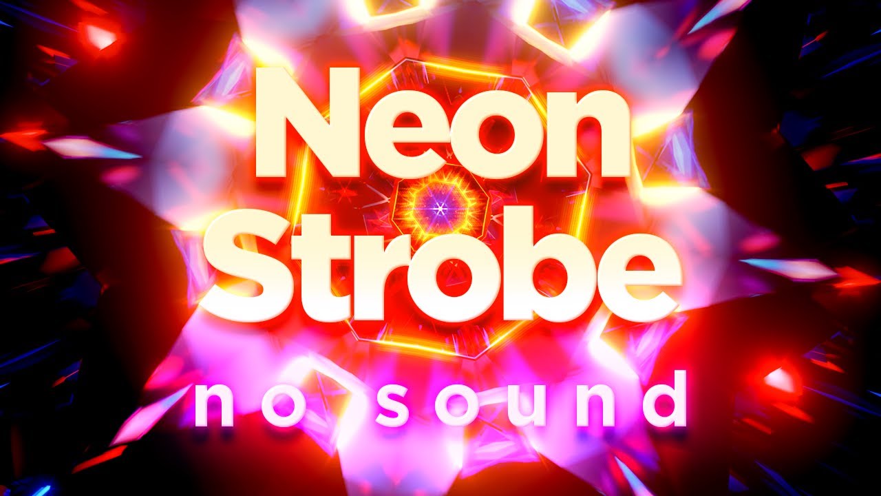 Colorful Disco - Neon Strobe Lights Vibrant Colors Background Video Effects - No Sound - YouTube
