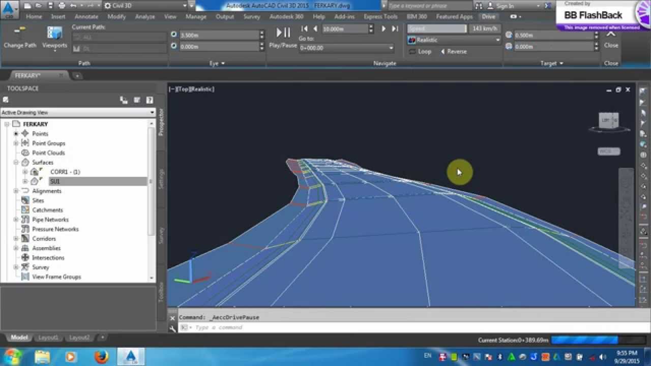 CIVIL 3D 2015 (DRIVE) - YouTube