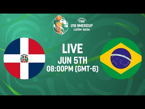Quarter-Finals | Dominican Republic v Brazil | Full Basketball Game | FIBA U18 AmeriCup 2026