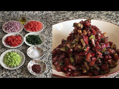 GERÇEK GAVURDAĞI SALATASININ PÜF NOKTALARI✅💯 #salatatarifleri