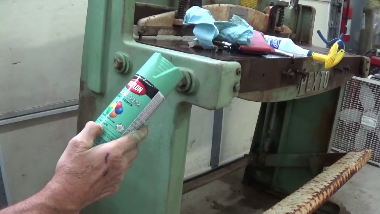 New planer, new paint for metal shear. Rainy week - YouTube