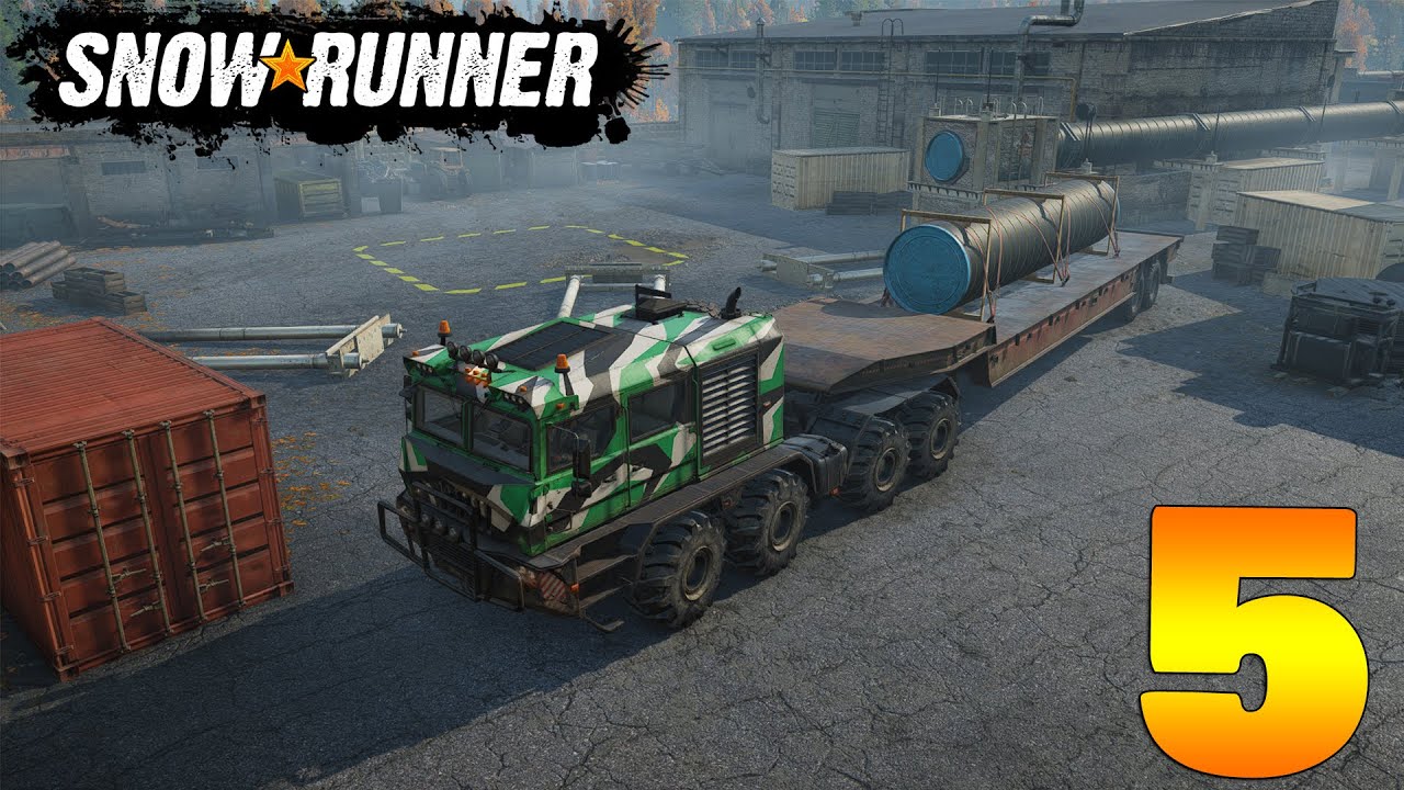 SnowRunner Season 5 Build and Dispatch Mission Winter is coming EP 5 ...