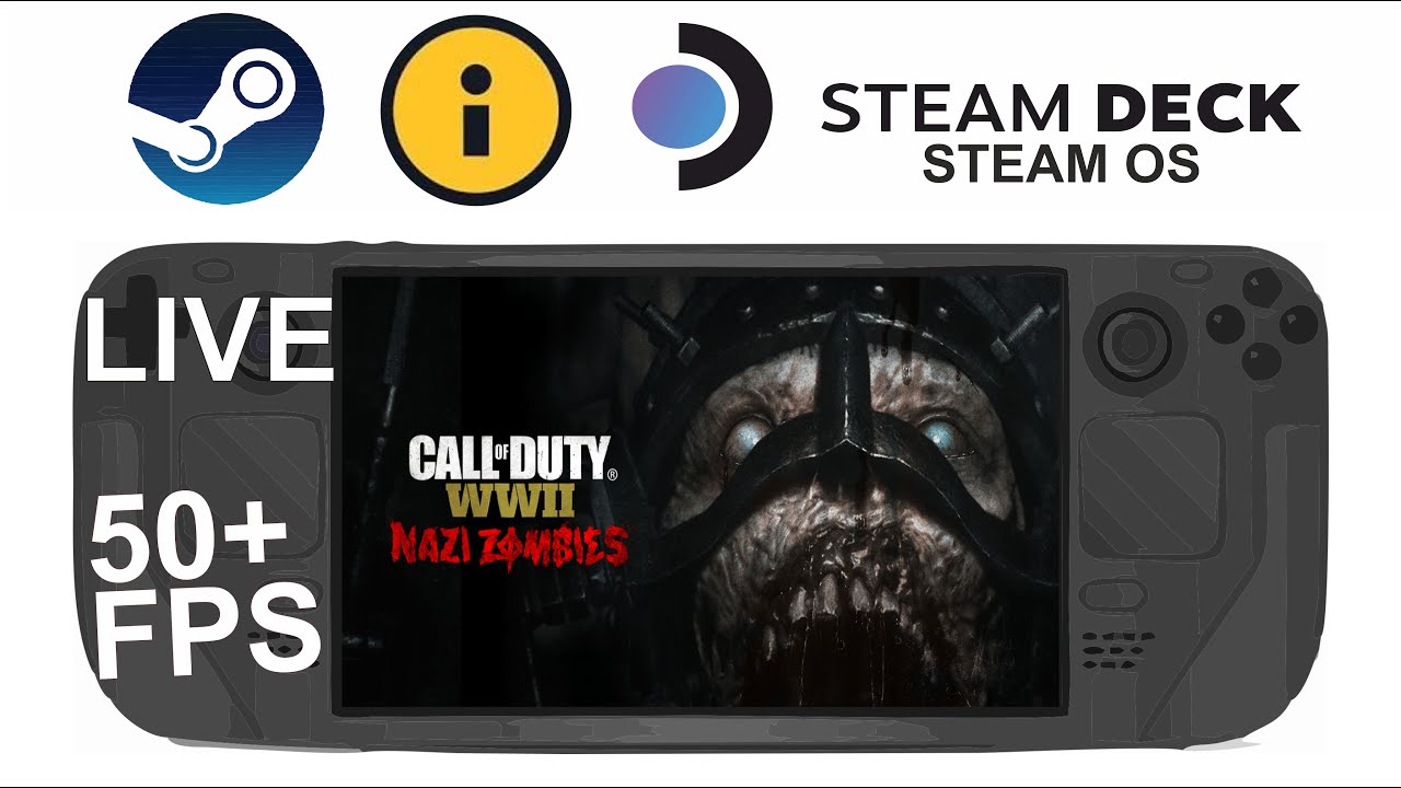Call of Duty WW2 Zombie Mode on Steam Deck/OS in 800p 50+Fps (Live ...