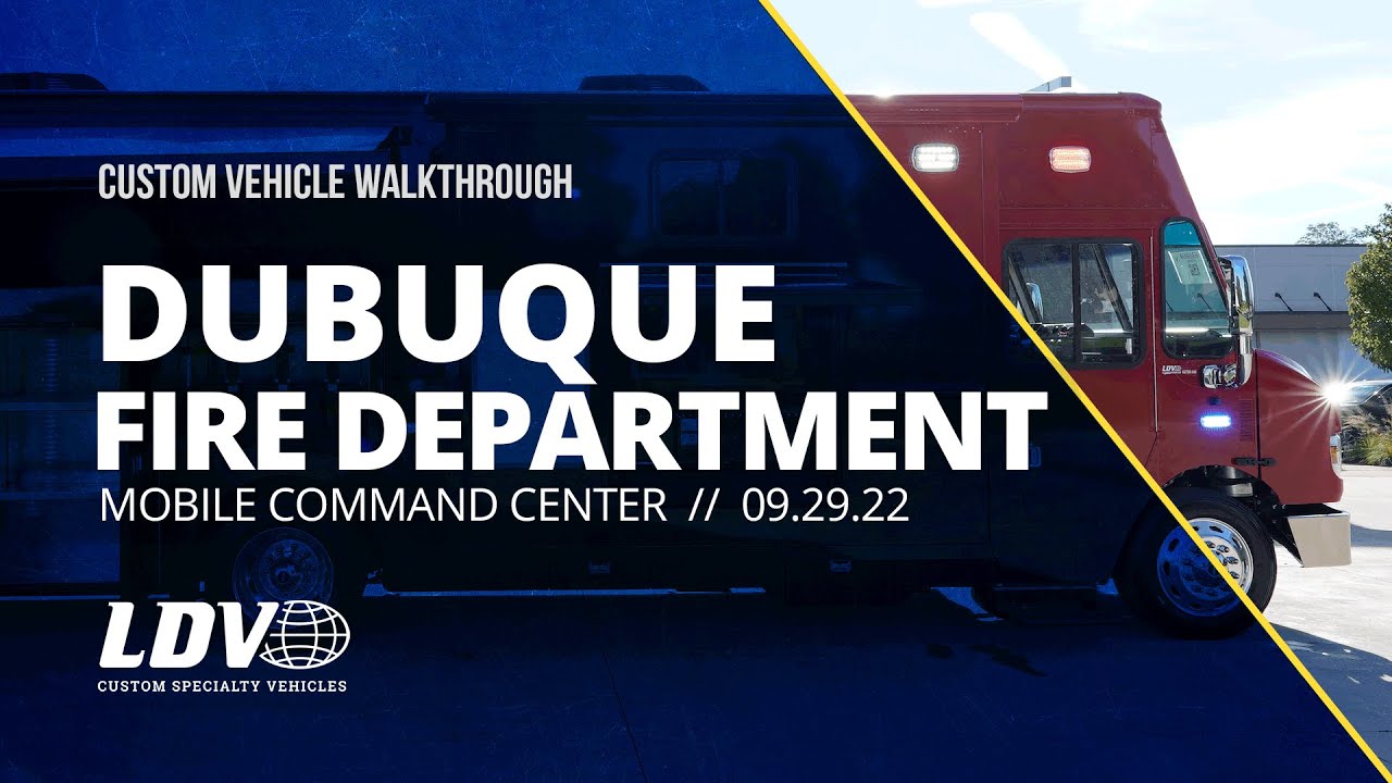 Dubuque Fire Department HAZMAT/Mobile Command Center - YouTube