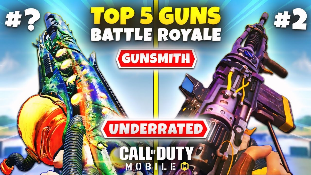TOP 5 Most UNDERRATED Guns In SEASON 10 Battle Royale | COD Mobile ...