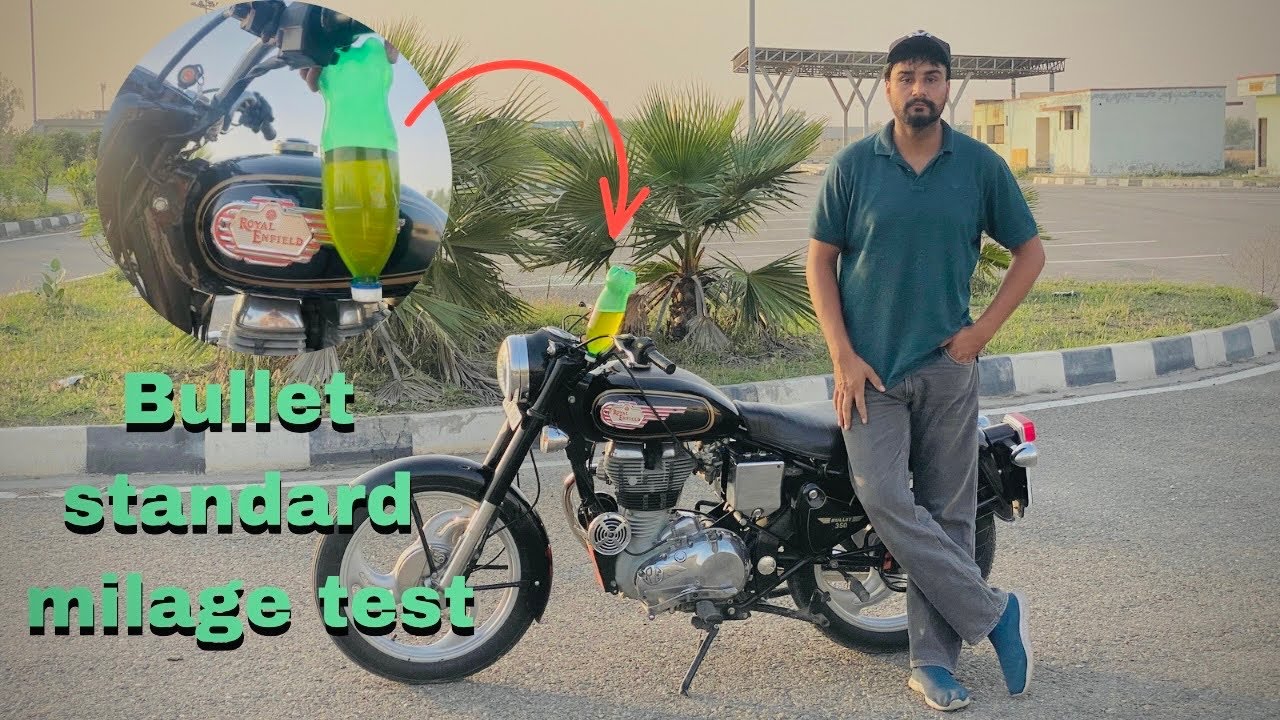 Bullet standard 350 Mileage test 😳|| bullet average per litre⛽️ || new ...
