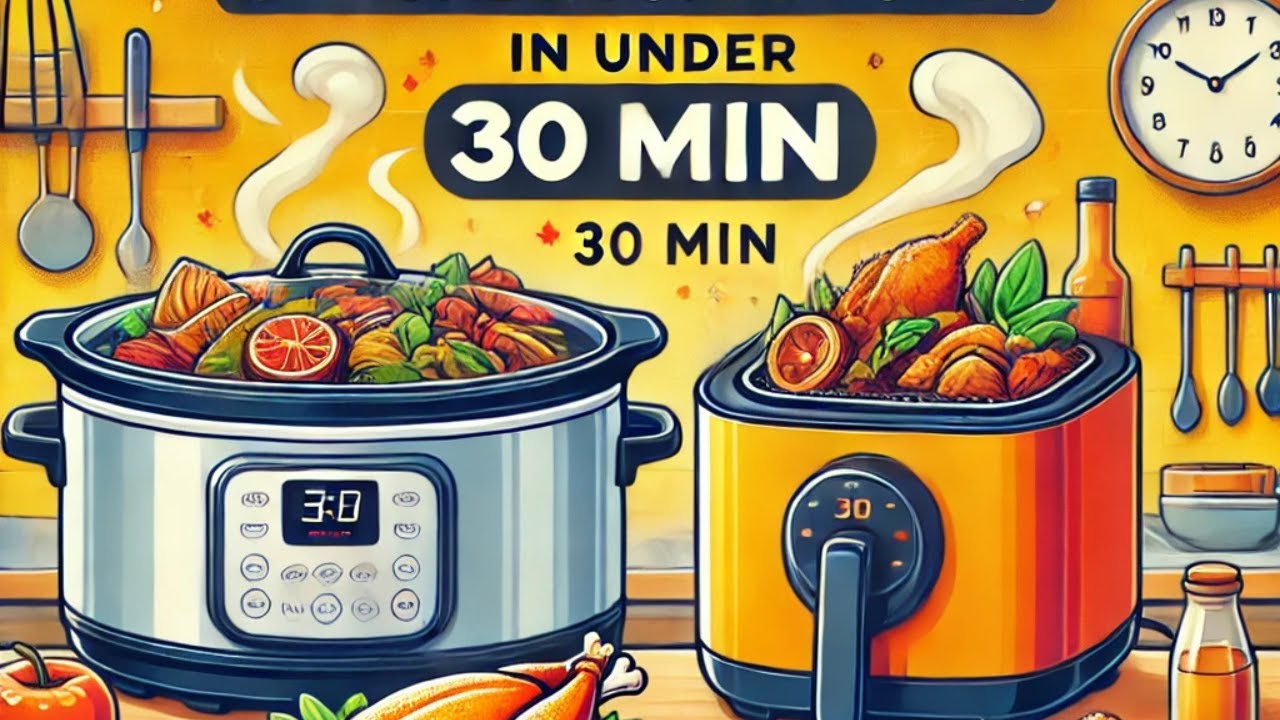 "Ultimate Lazy Cooking: 25 Slow Cooker & Air Fryer Recipes in Under 30 ...