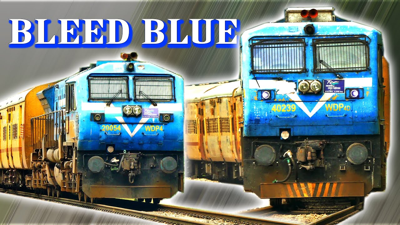 The ONE AND ONLY BLEED BLUE DUAL CAB DIESEL !! Indian Railways - YouTube