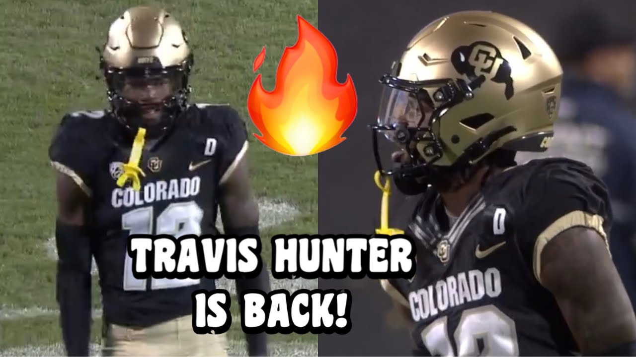 Travis Hunter RETURNS with SHEDEUR Sanders 🔥 Colorado Vs Stanford 2023 ...