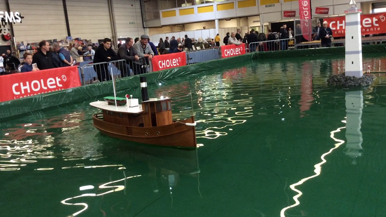 Le Vapeur Pamela Deare en Navigation à Cholet (Merci Bernard ! ) - YouTube