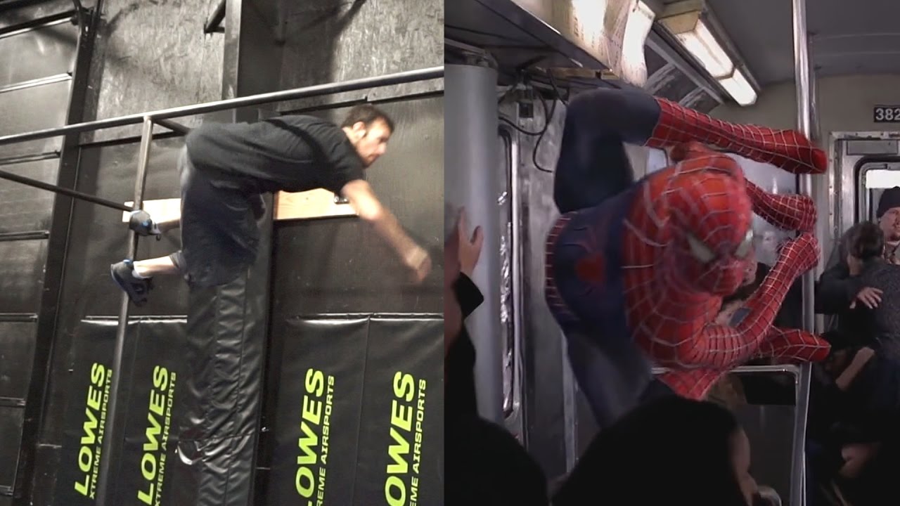 Spider-Man Bar Leap Training - YouTube