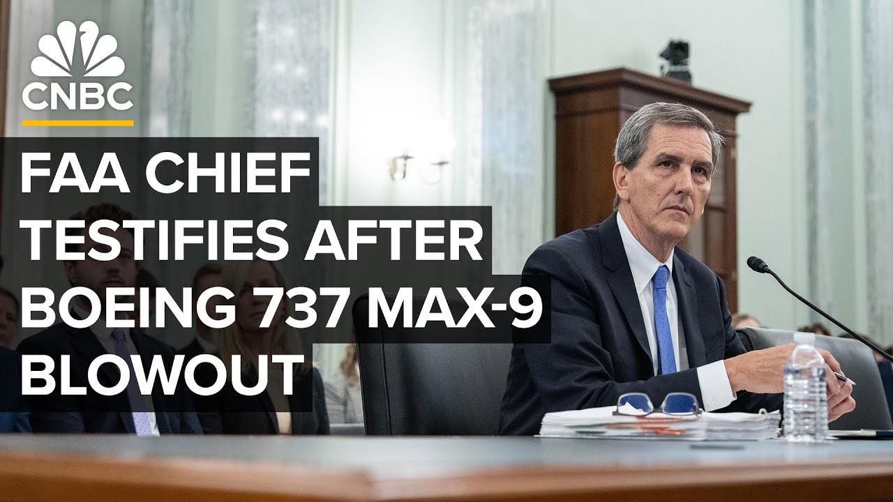 FAA chief Michael Whitaker testifies before Congress after Boeing 737 ...