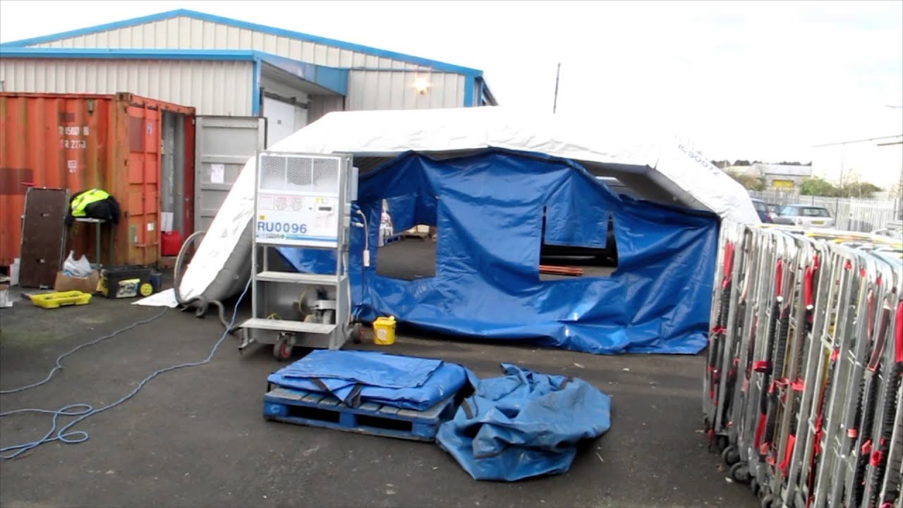 Inflatable Cold Store - YouTube