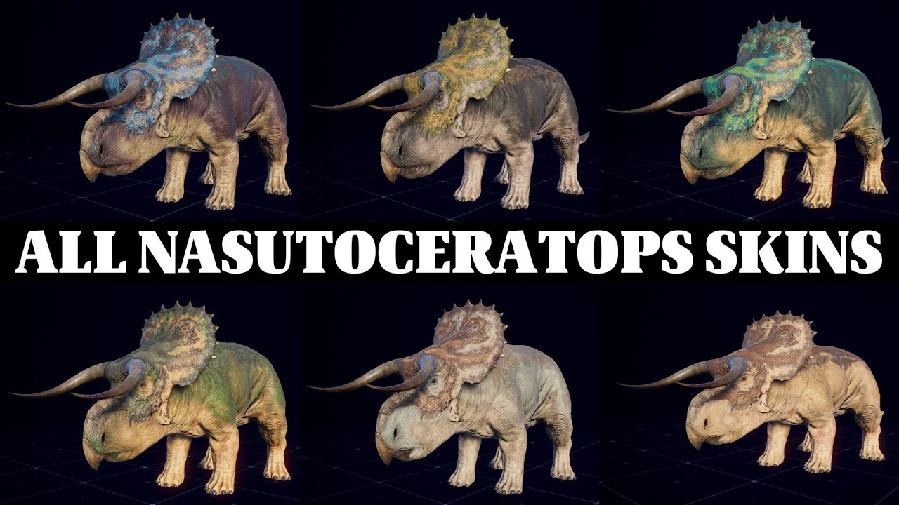 ALL STYRACOSAURUS SKINS | JURASSIC WORLD EVOLUTION 2 - YouTube
