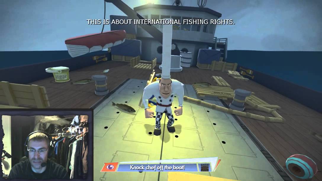 Octodad the Dadliest Catch Gameplay - Break Box, Talk 2 chef, Jig ...