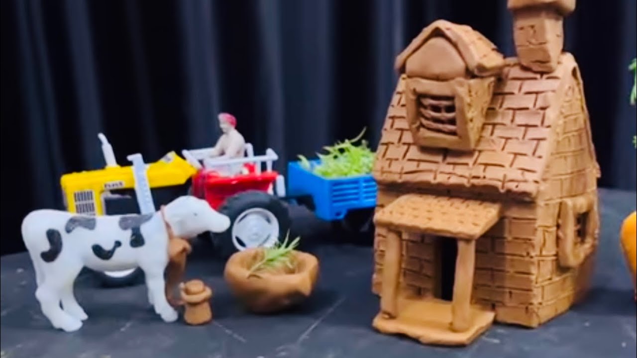 Diy Amazing clay house | Village clay house - YouTube