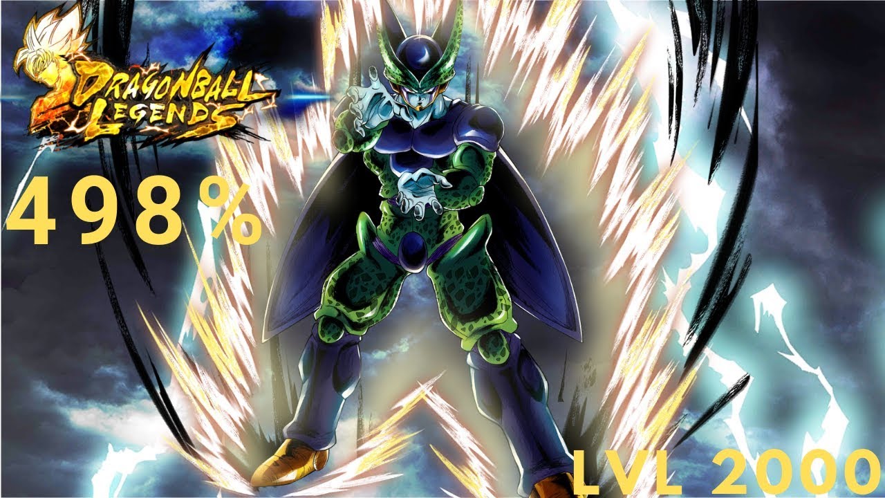 SUPER PERFECT CELL IS UNSTOPPABLE 498% SHOWCASE | Dragon Ball Legends ...