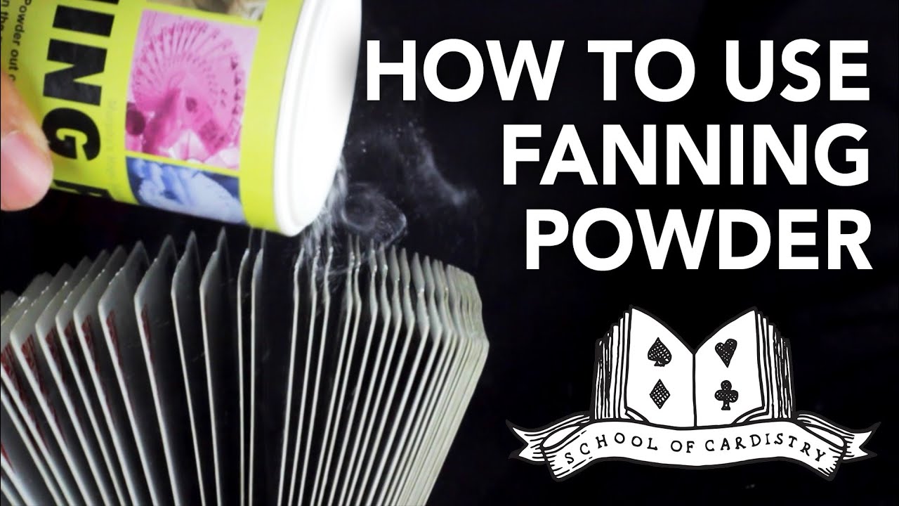 Cardistry for Beginners: Basics - How to Use Fanning Powder Tutorial ...