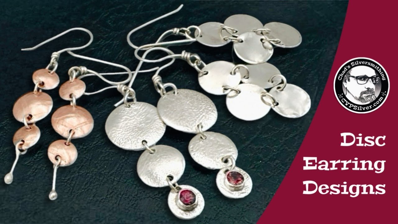 3 Easy Disc Earring Projects: A Silversmithing Tutorial - YouTube