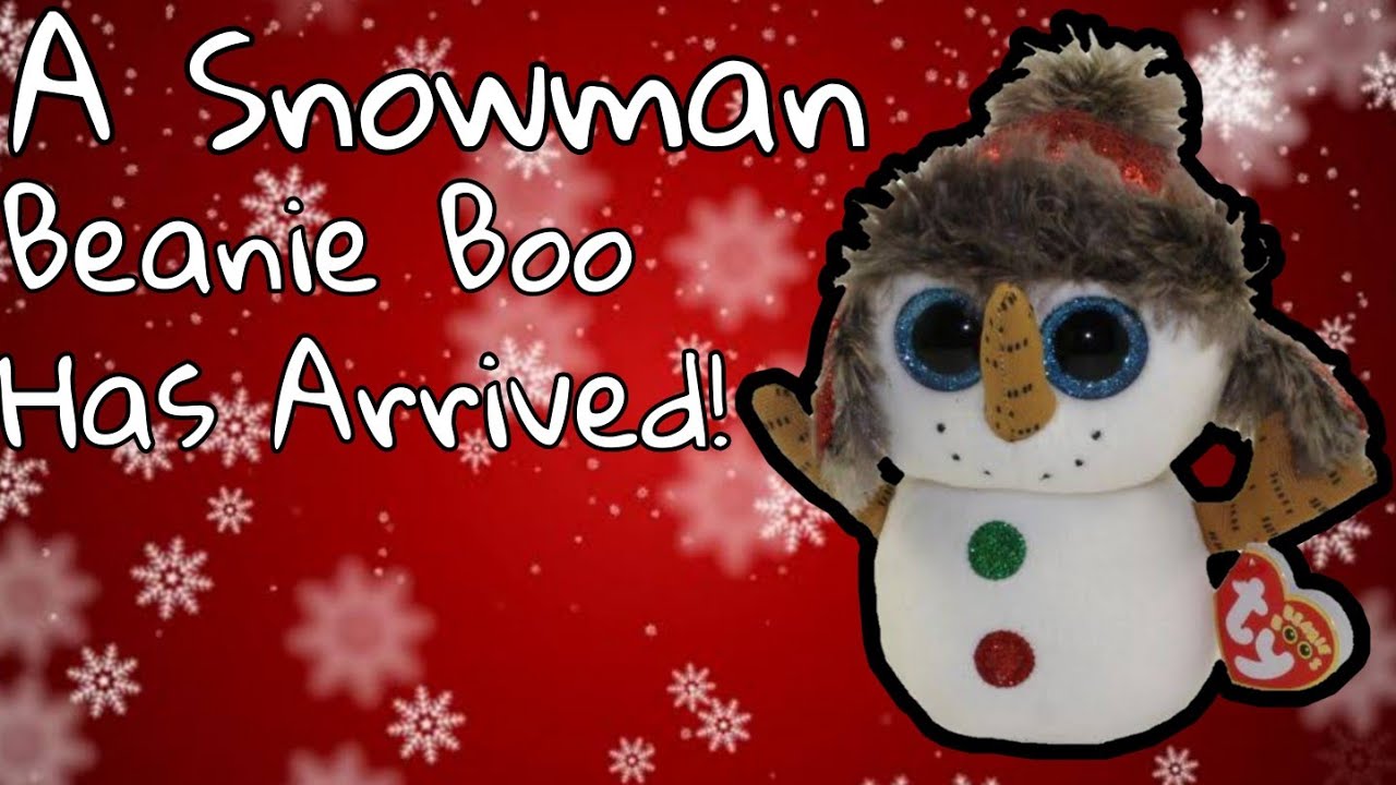 A Snowman Beanie Boo Has Arrived! ☃️ - YouTube