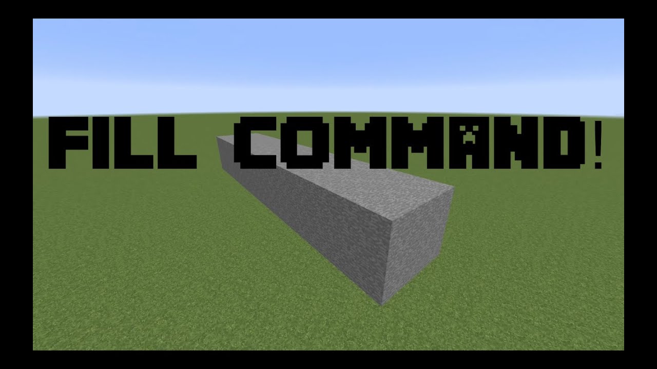 Minecraft How To Use The fill Command YouTube minecraft-how-to-use-the-fill-command-youtube