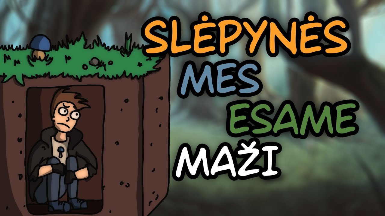 MINECRAFT SLĖPYNĖS BET MES ESAME MAŽI! - YouTube