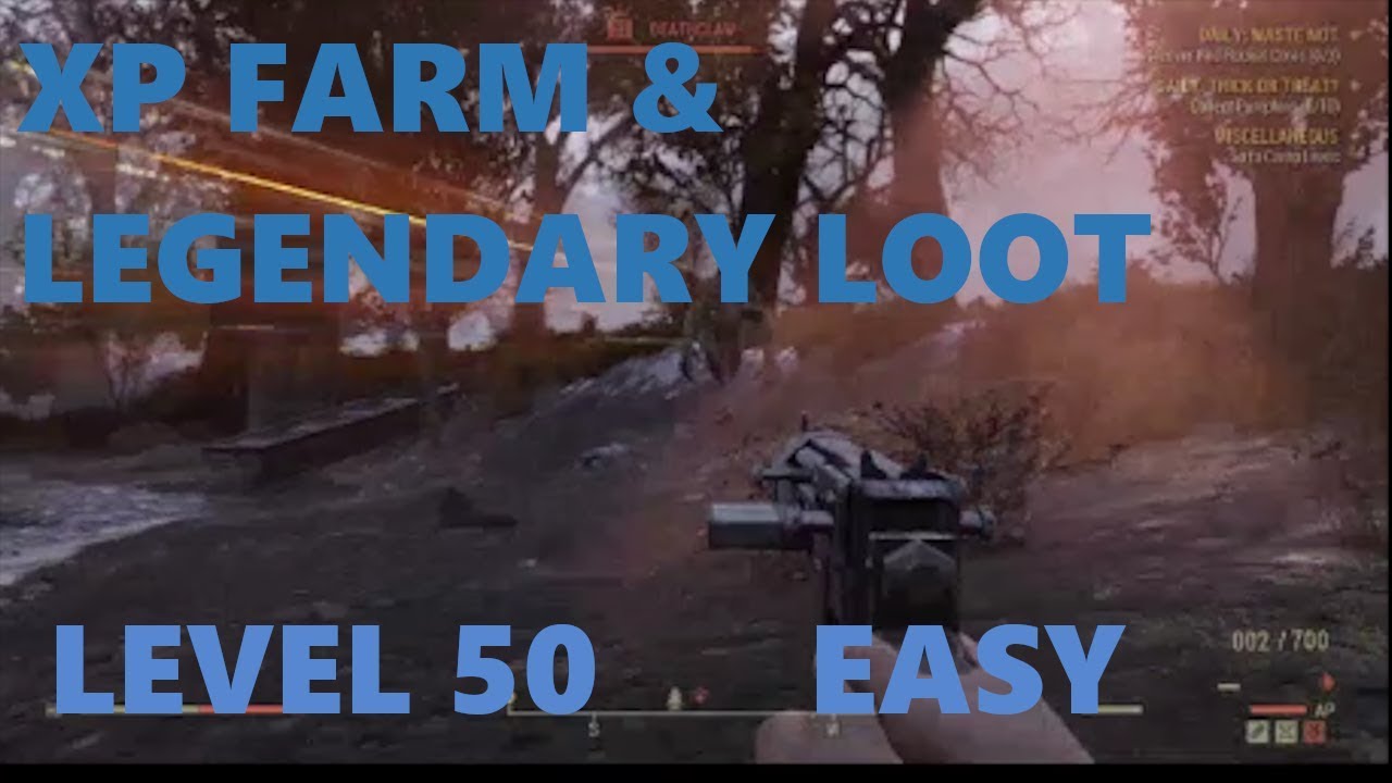 How to make a XP Farm In Fallout 76 - YouTube