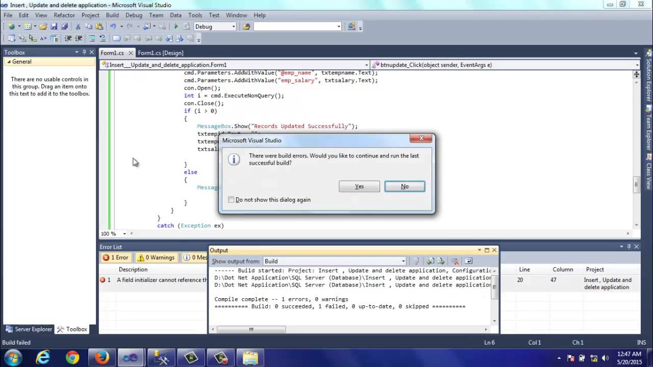 Learn ADO.Net in 45 minutes - YouTube