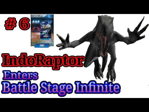 IndoRaptor -6- Enters Battle Stage Infinite / Jurassic World the Game