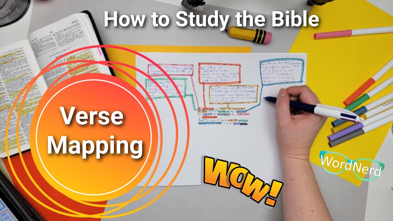 How to Study the Bible - Step by Step - Verse Mapping 2 Timothy 3:16-17 ...