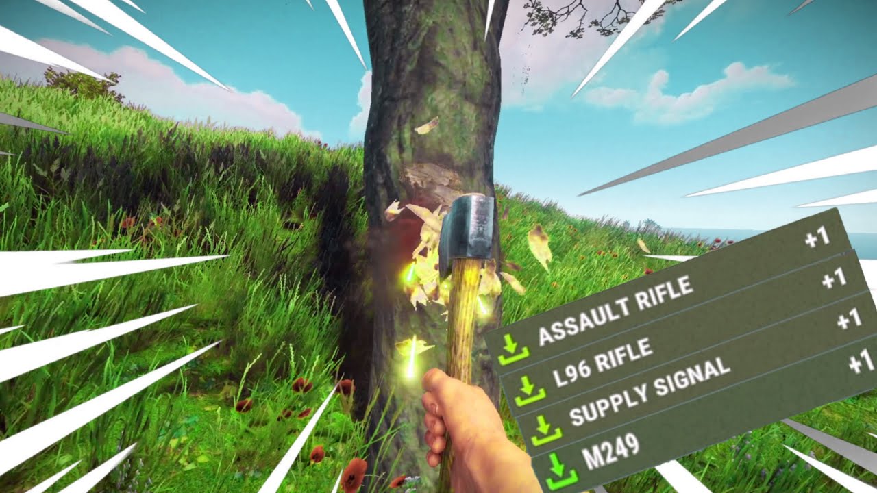 Rust, but farming gives you RANDOM ITEMS - YouTube