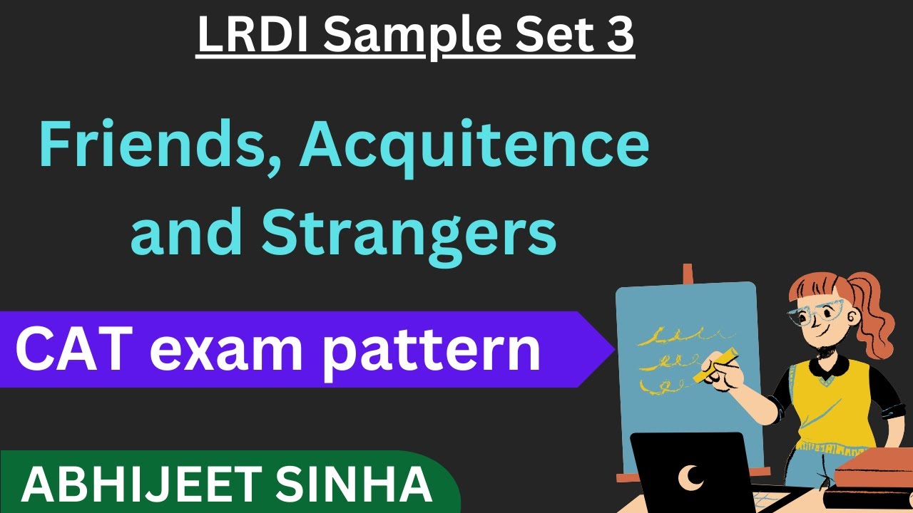 CAT 2023 Sample paper | LRDI set 3 | CAT exam pattern | CAT PYQ ...